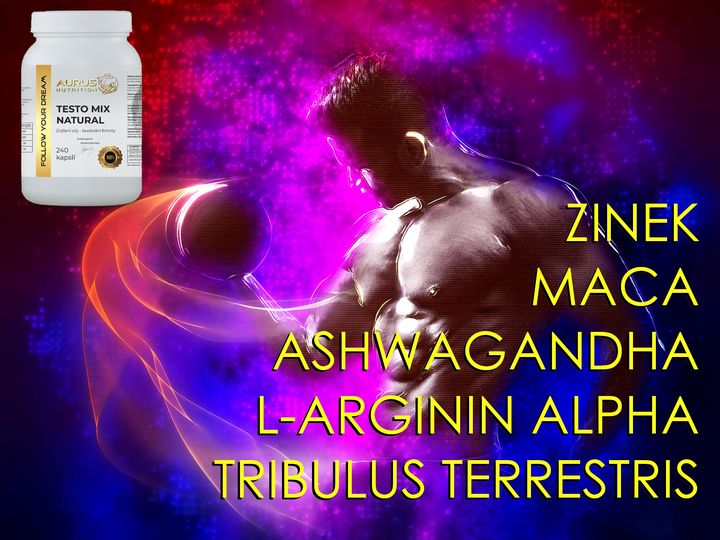 TESTO MIX NATURAL👌 Nejsilnější přípravek na trhu! 💪 - AURUS NUTRITION